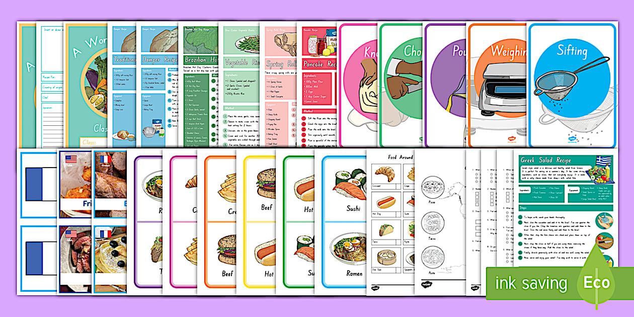 Recipes From Around the World KS2 Resource Pack - Twinkl