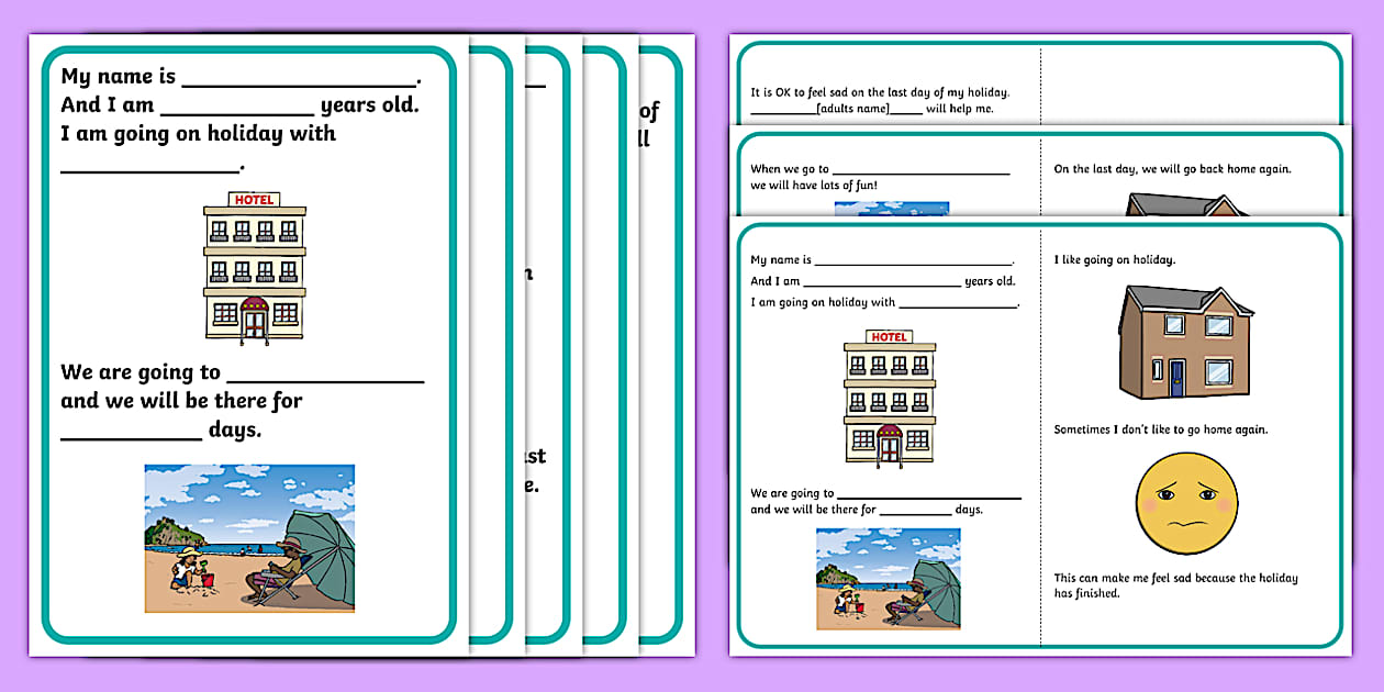 Going Home after a Holiday Social Situation (teacher made)