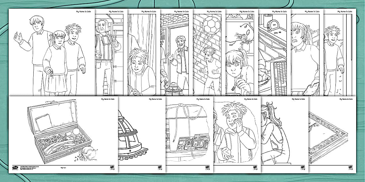 'My Name Is Cato' KS2 Colouring Pages | Twinkl Originals