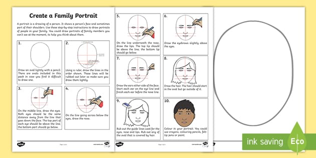 Create a Family Portrait Activity