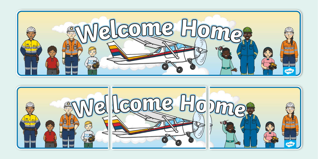 FIFO/DIDO Welcome Home Banner
