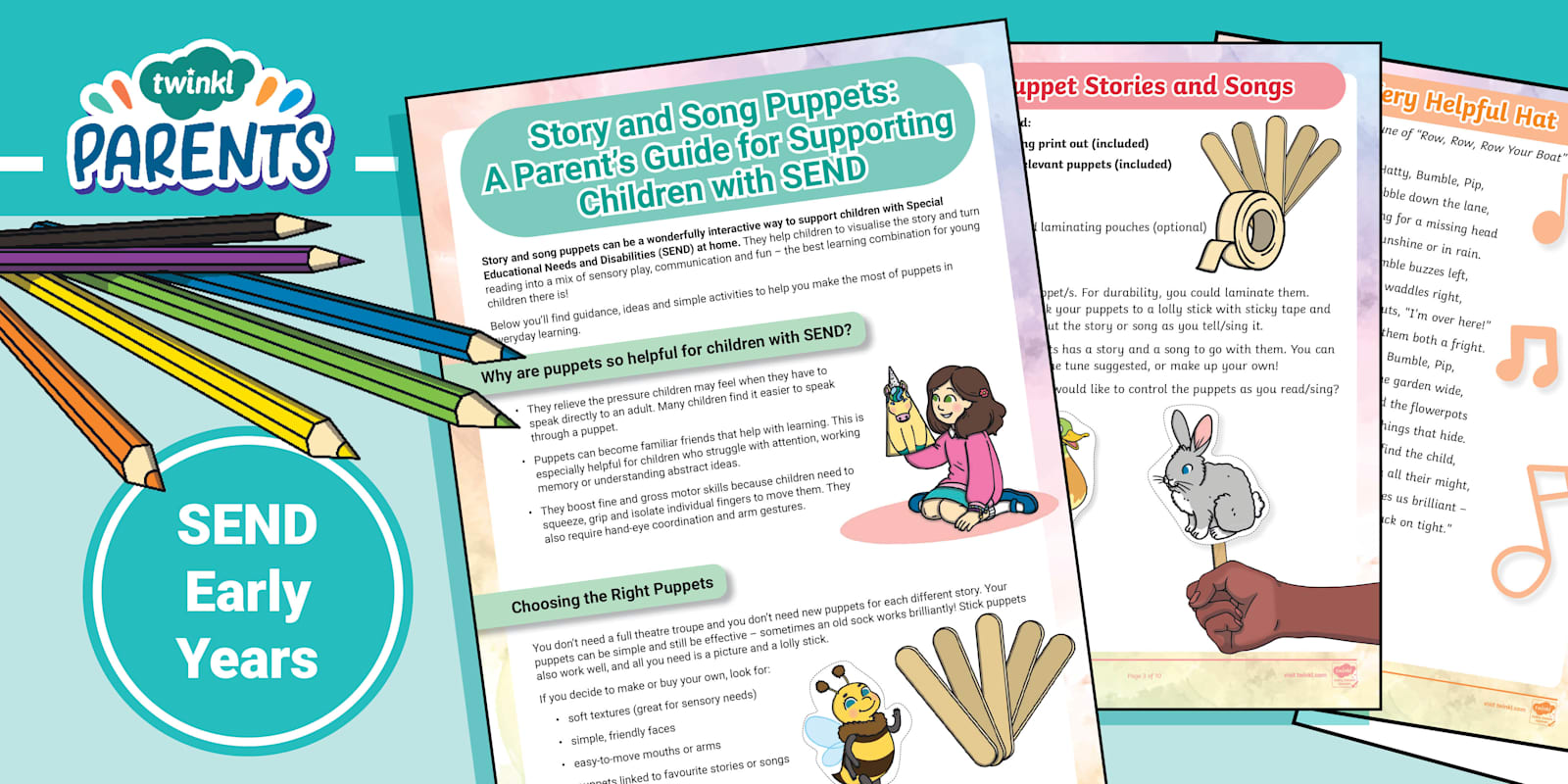 Story and Song Puppets: A Parent’s Guide for Supporting Children with SEND