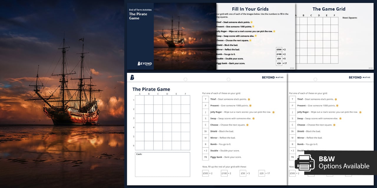 The Pirate Game | Maths | Beyond Resources