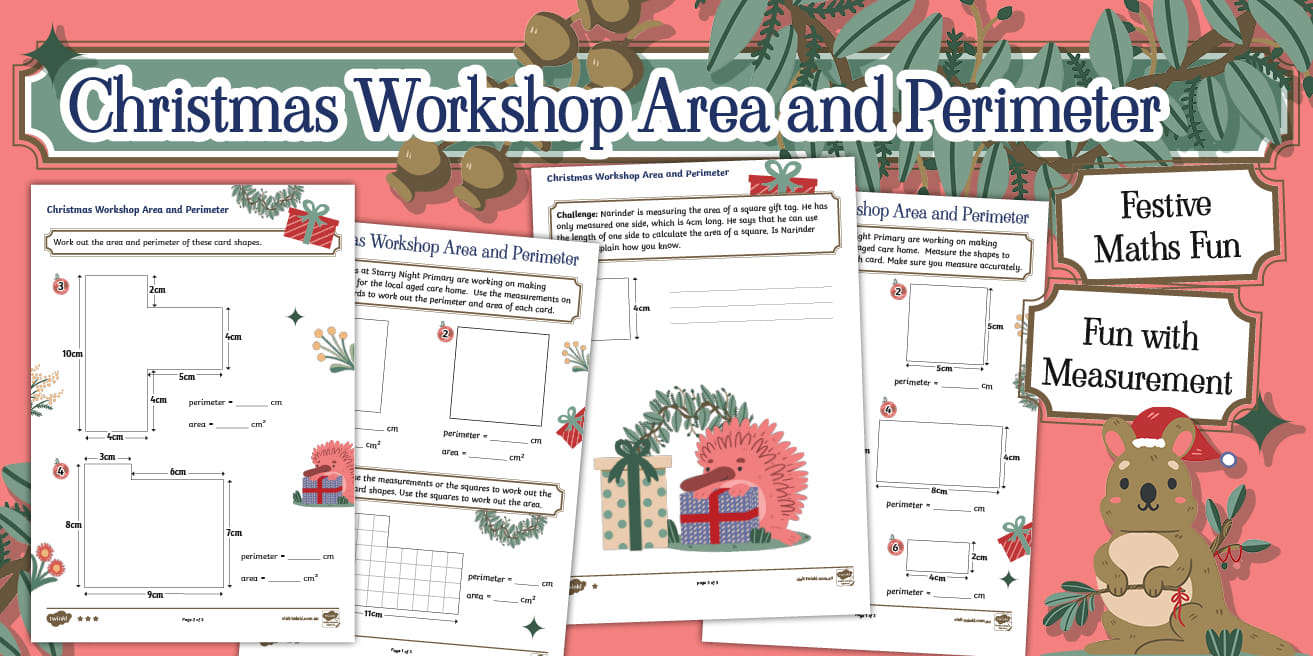 Christmas Workshop Area and Perimeter