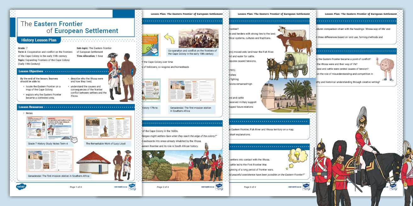 Grade 7 Lesson Plan: The Eastern Frontier
