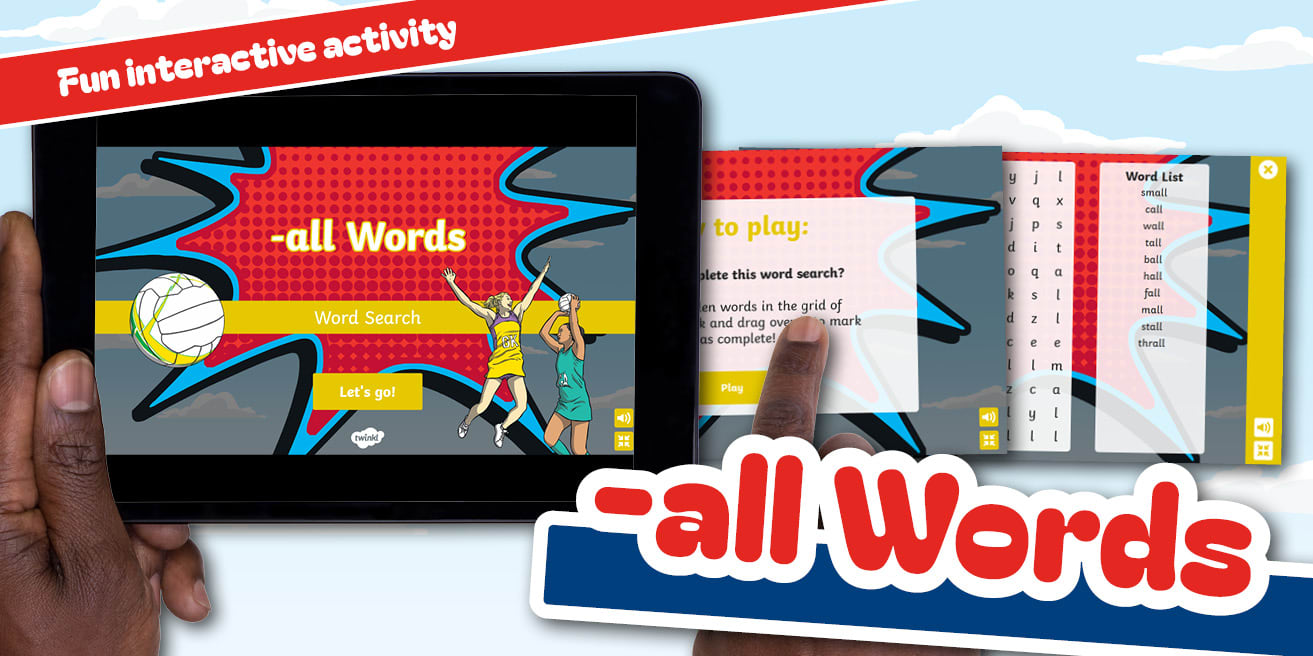 -all Words Interactive Word Search