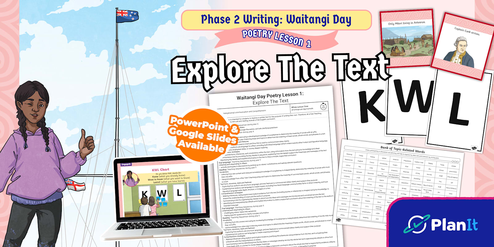 Phase 2 Writing: Waitangi Day Poetry Lesson 1: Explore The Text