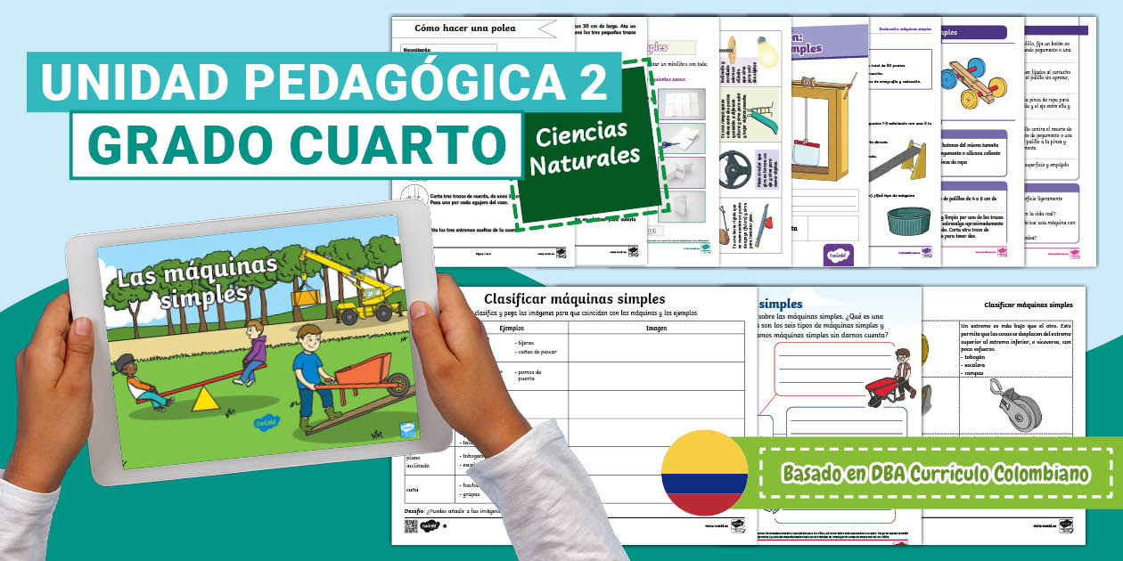 Unidad pedagógica - DBA 2 - Ciencias Naturales - Grado cuarto Colombia