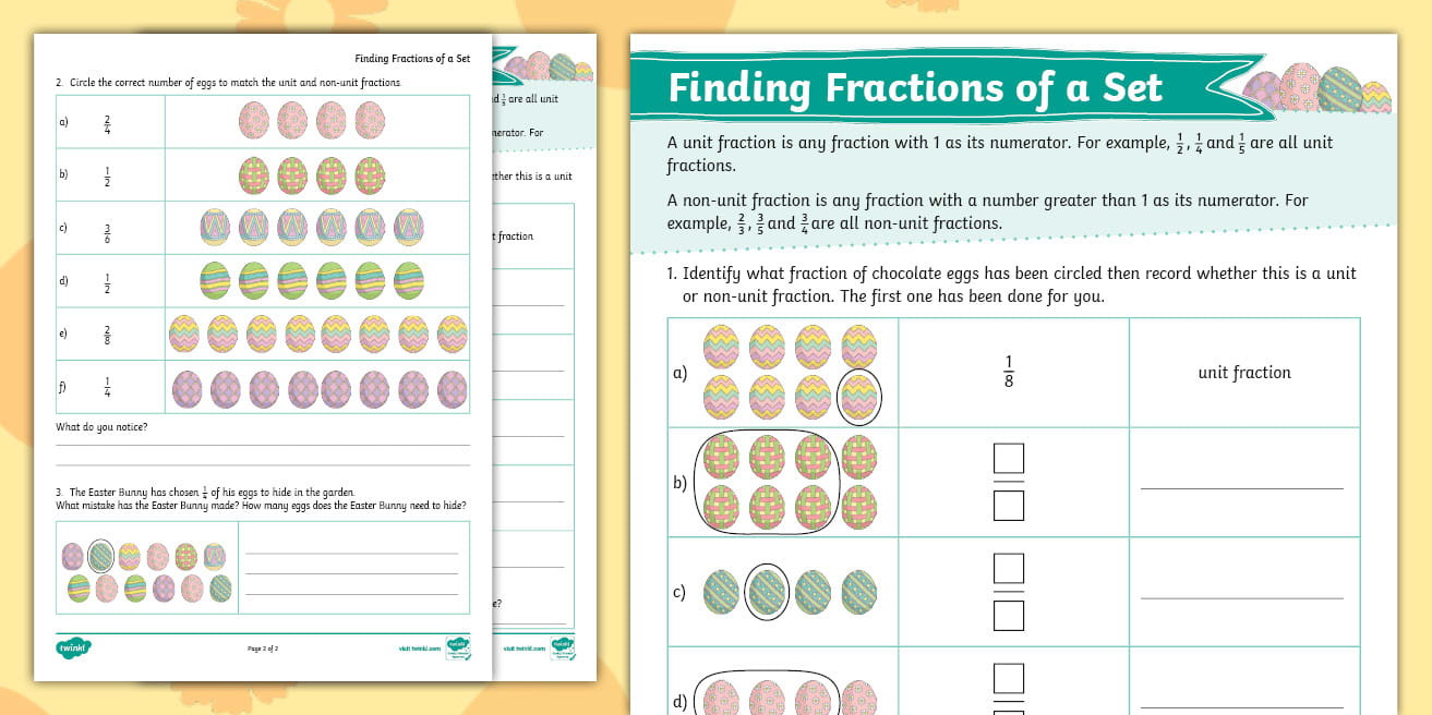 Finding Fractions of a Set