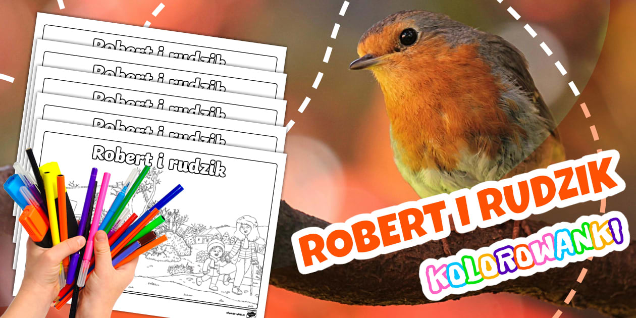 Robert i rudzik | E-book| Kolorowanka