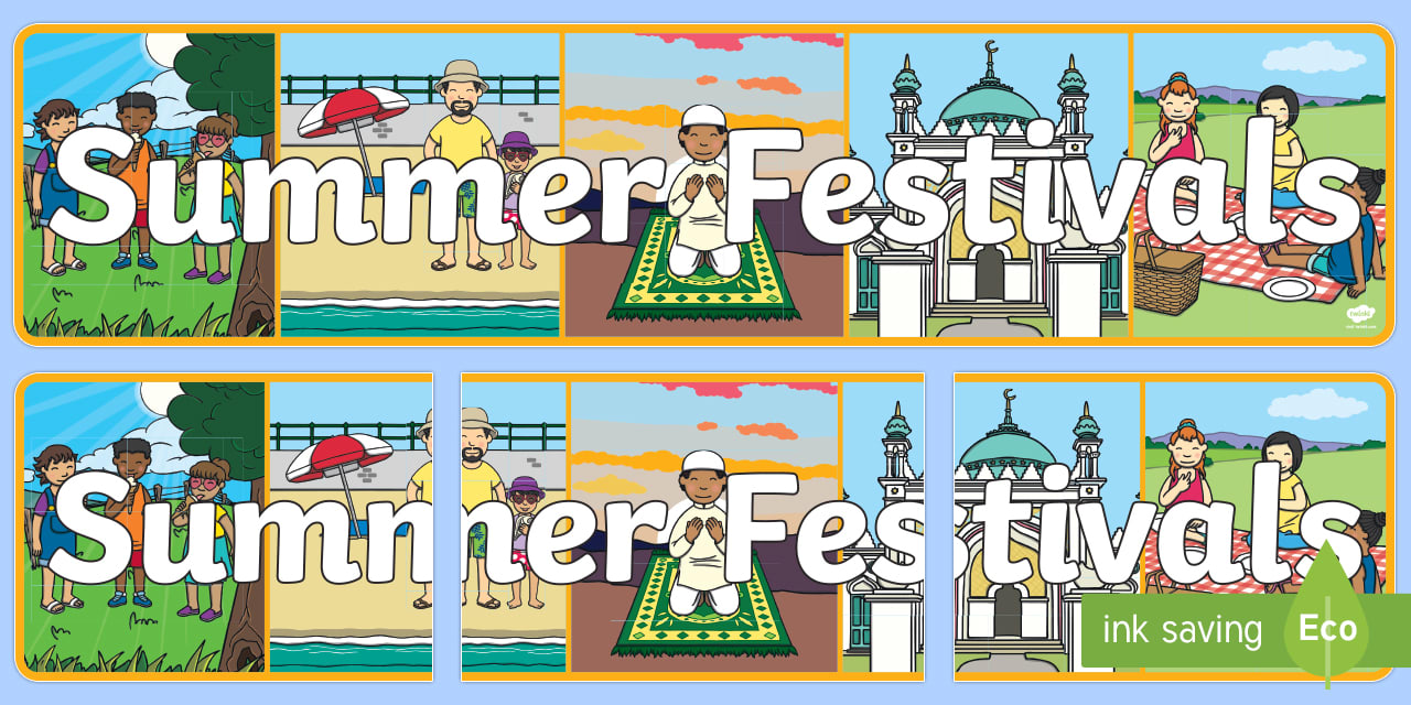 Summer Festivals Display Banner
