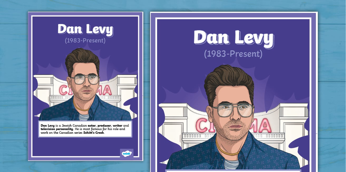 Remarkable Jewish Canadians Intermediate Poster - Dan Levy