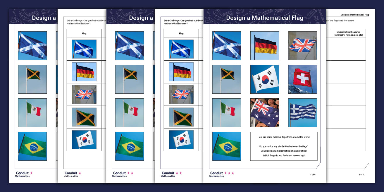 Design a Mathematical Flag