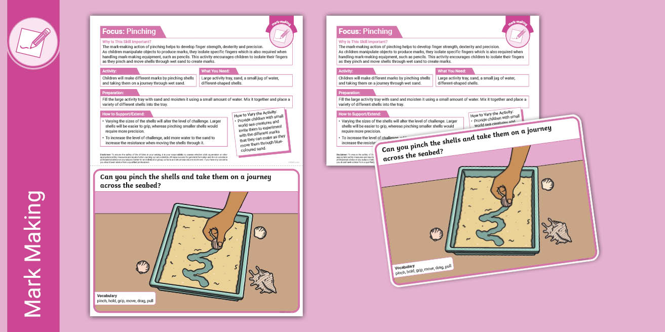 Under the Sea Fine Motor Mark-Making Activity - Twinkl