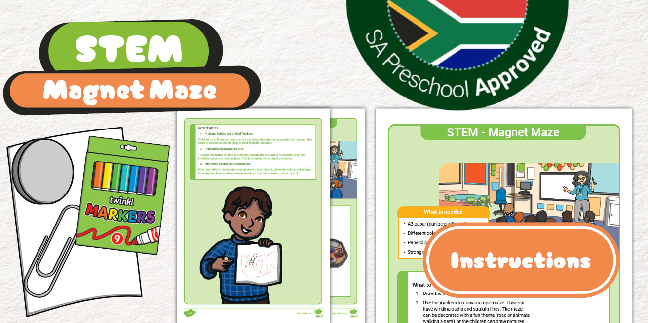 Preschool: STEM- Magnet Maze