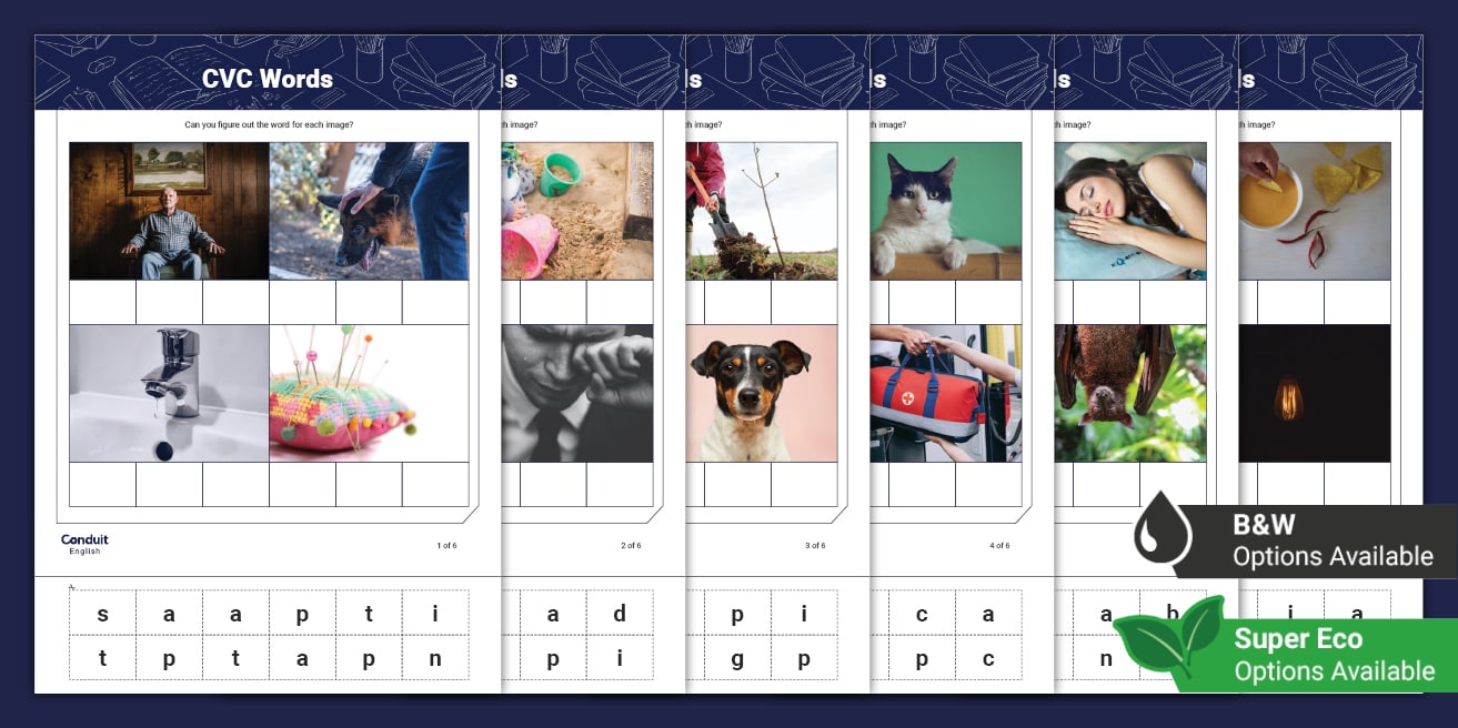 Reinforcing CVC Words: Cut and Stick Activity