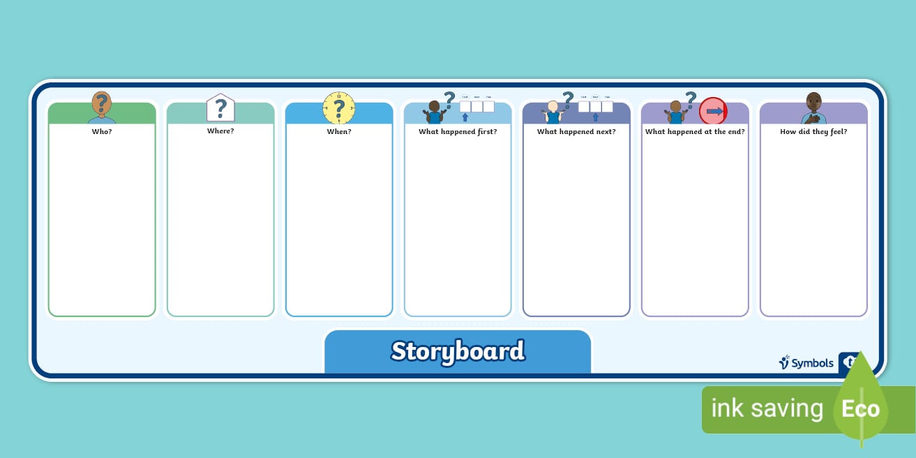 Twinkl Symbols: Storyboard Visual