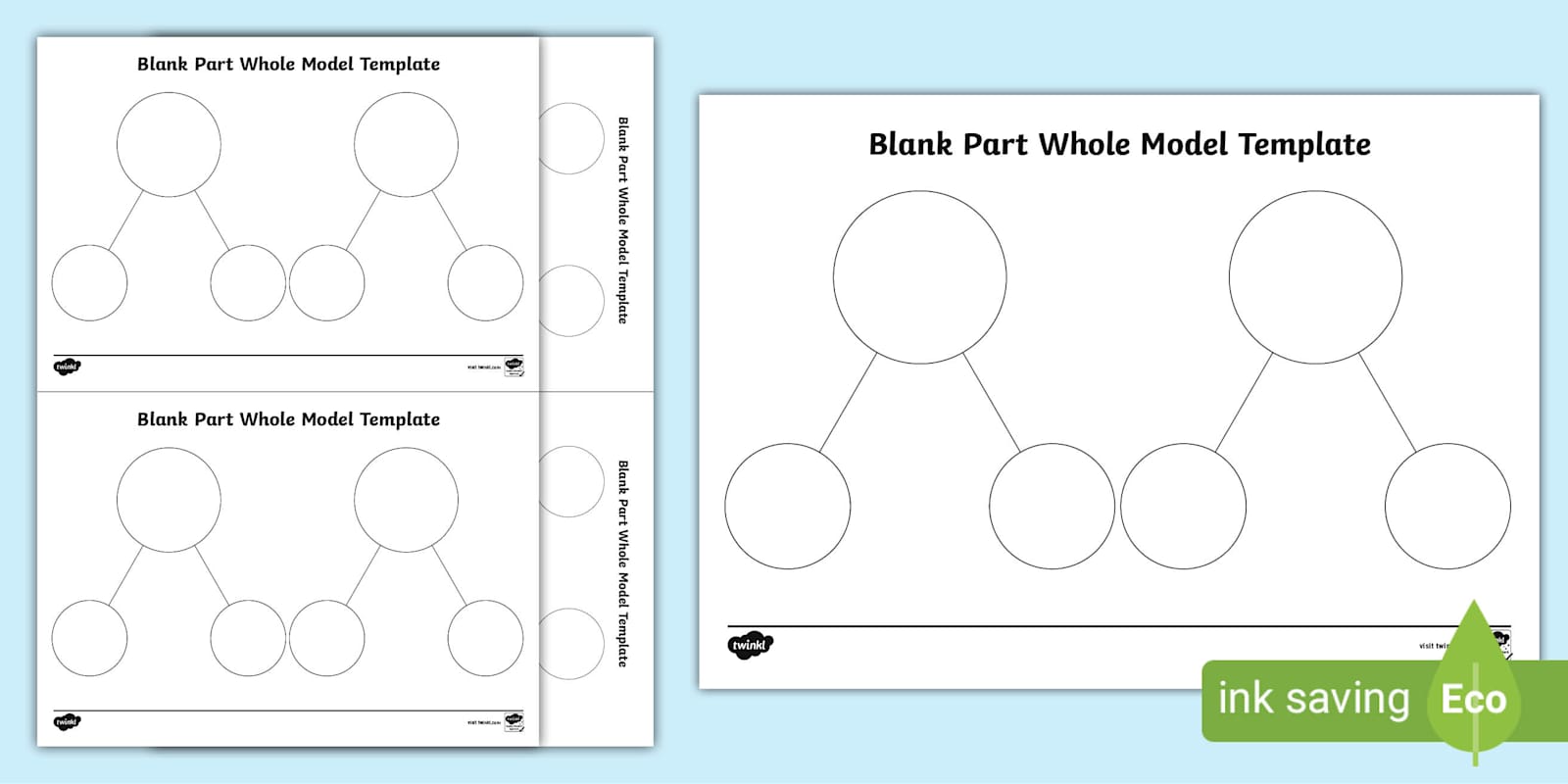 Blank Part-Whole Model Template - Primary Resources