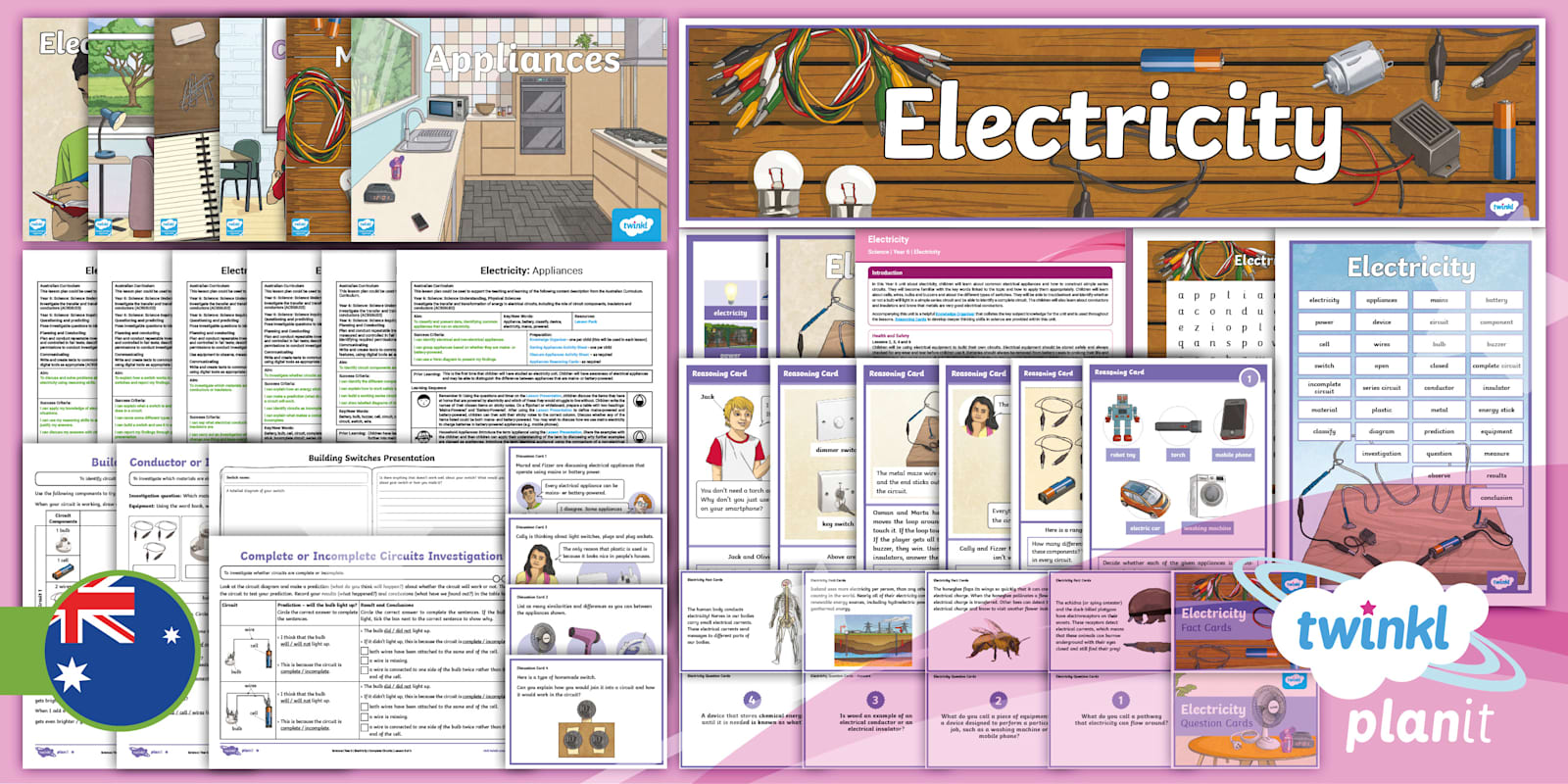 Year 6 Science Electricity Unit Pack