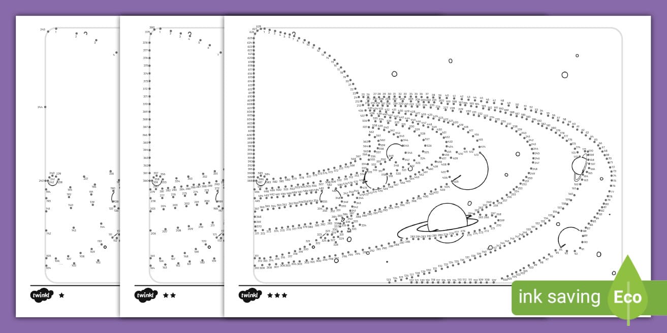 Solar System Extreme Dot to Dot
