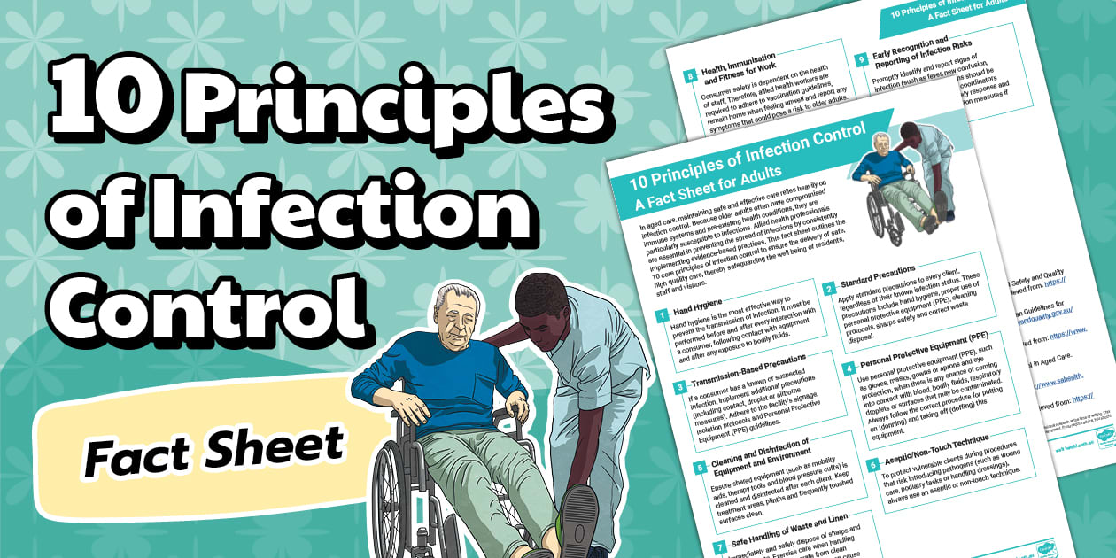 10 Principles of Infection Control - A Fact Sheet for Adults