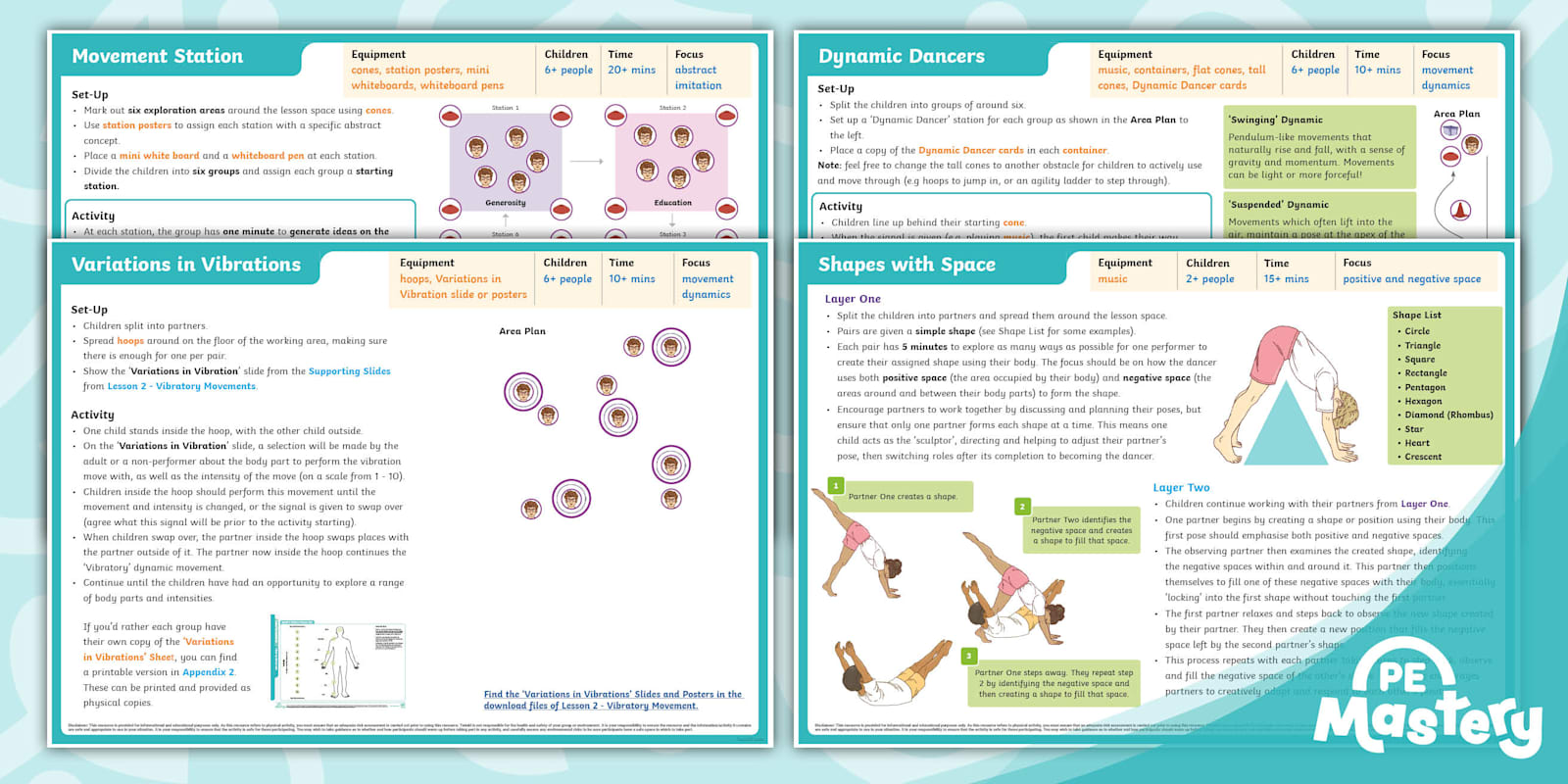 Year 5 Dance Fundamentals Activities Pack