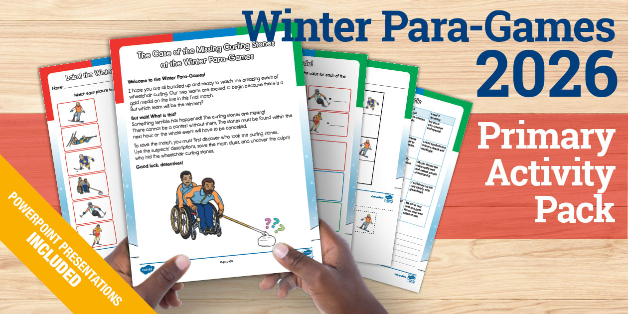 Winter Para-Games 2026 Primary Activity Pack