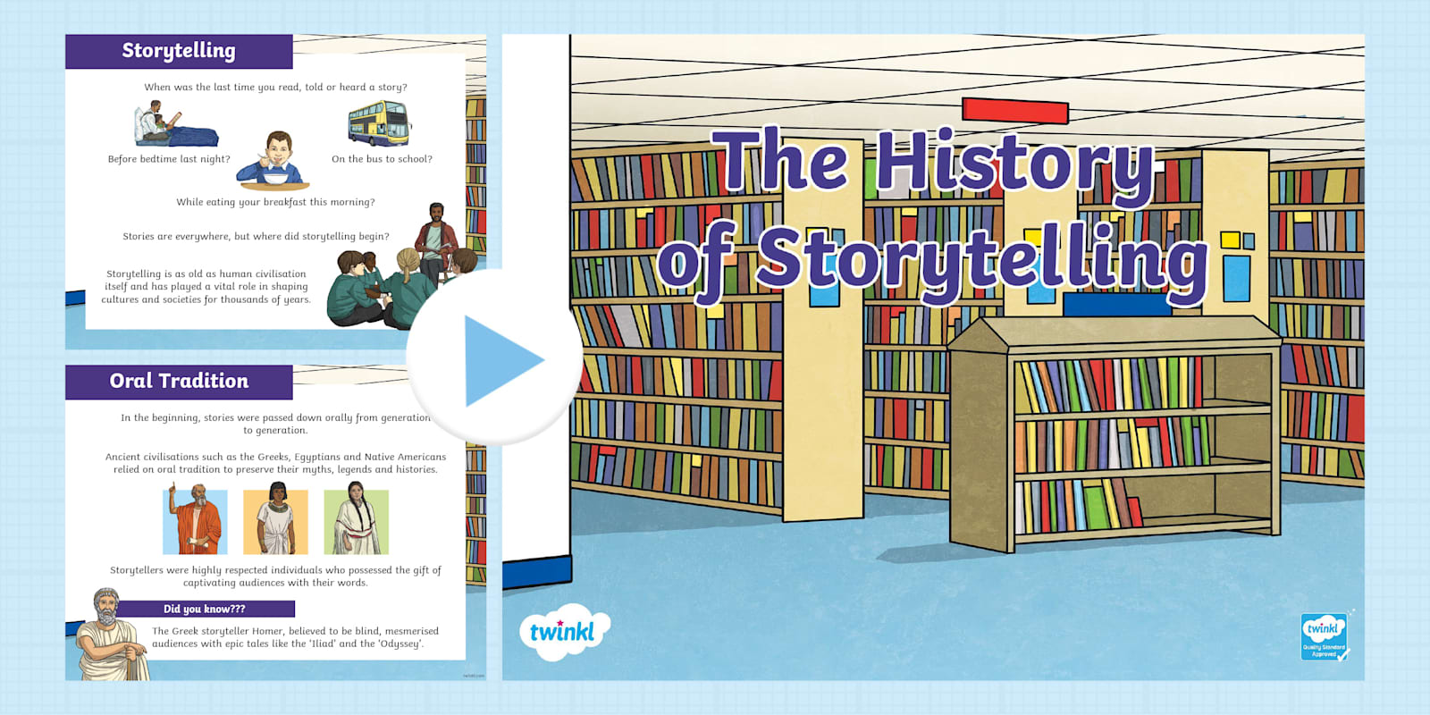 History of Storytelling PowerPoint | Twinkl