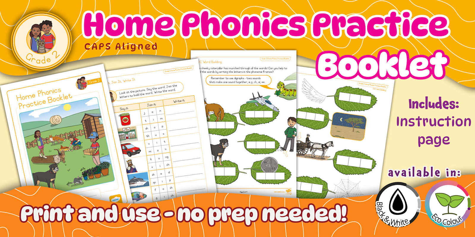 Grade 2 Home Phonics Practice Booklet