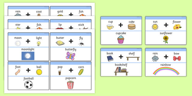Compound Word Matching Game