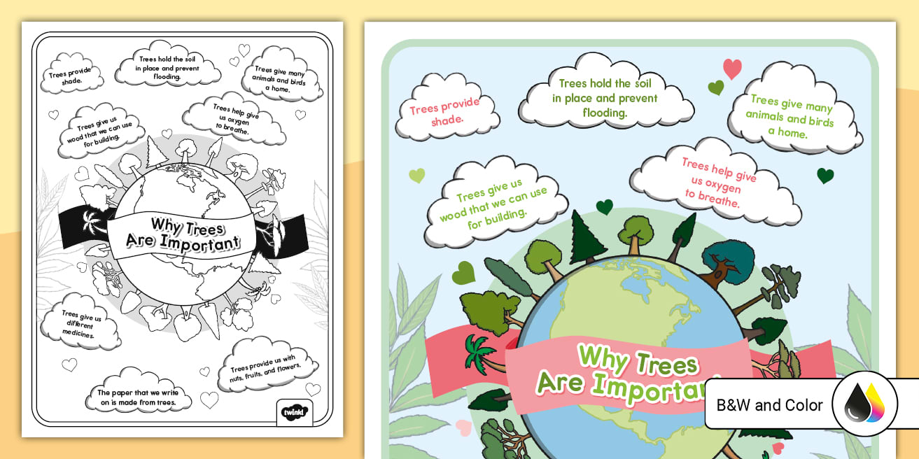 Printable Why Are Trees Important Poster | Twinkl USA
