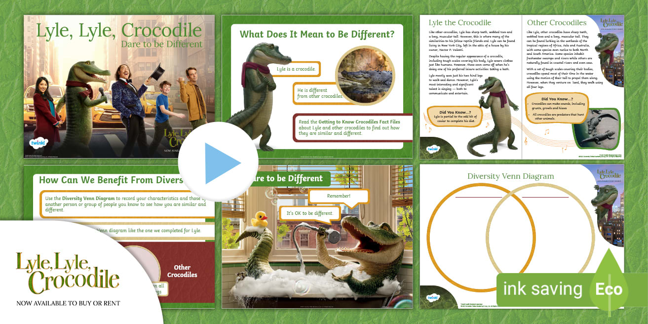 Lyle Lyle Crocodile: Dare to be Different Activity Pack [Ages 7 - 11]