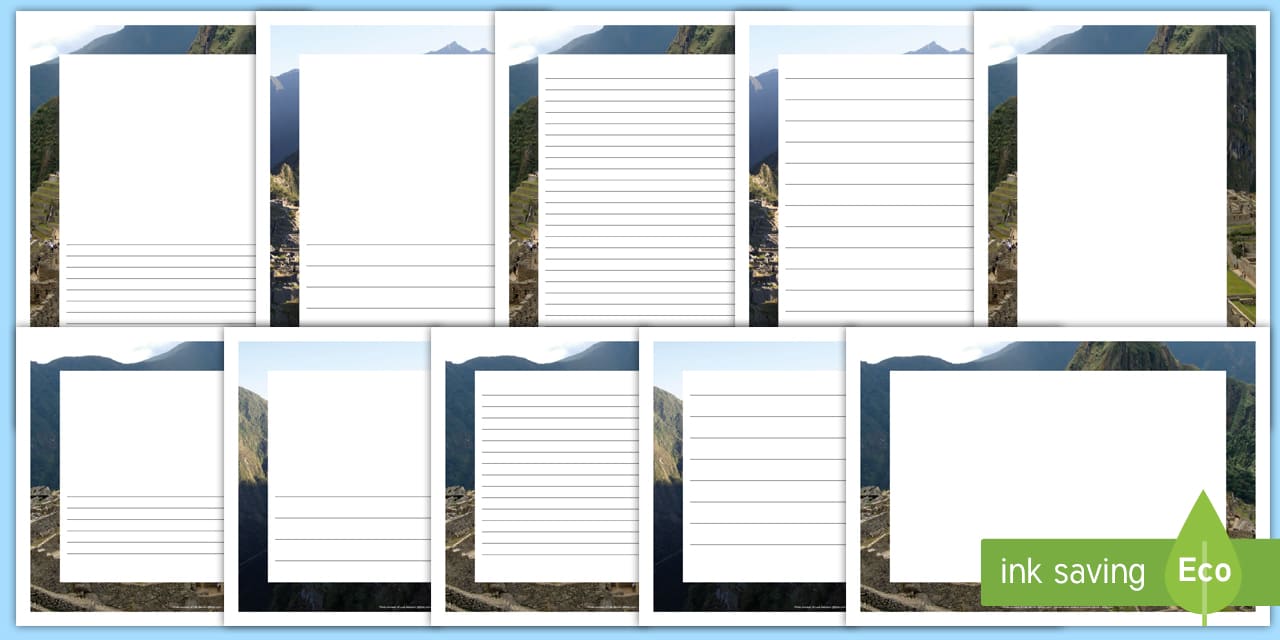 The Incas Themed Photo Page Border Pack - Inca, Incas, The Inca, The ...