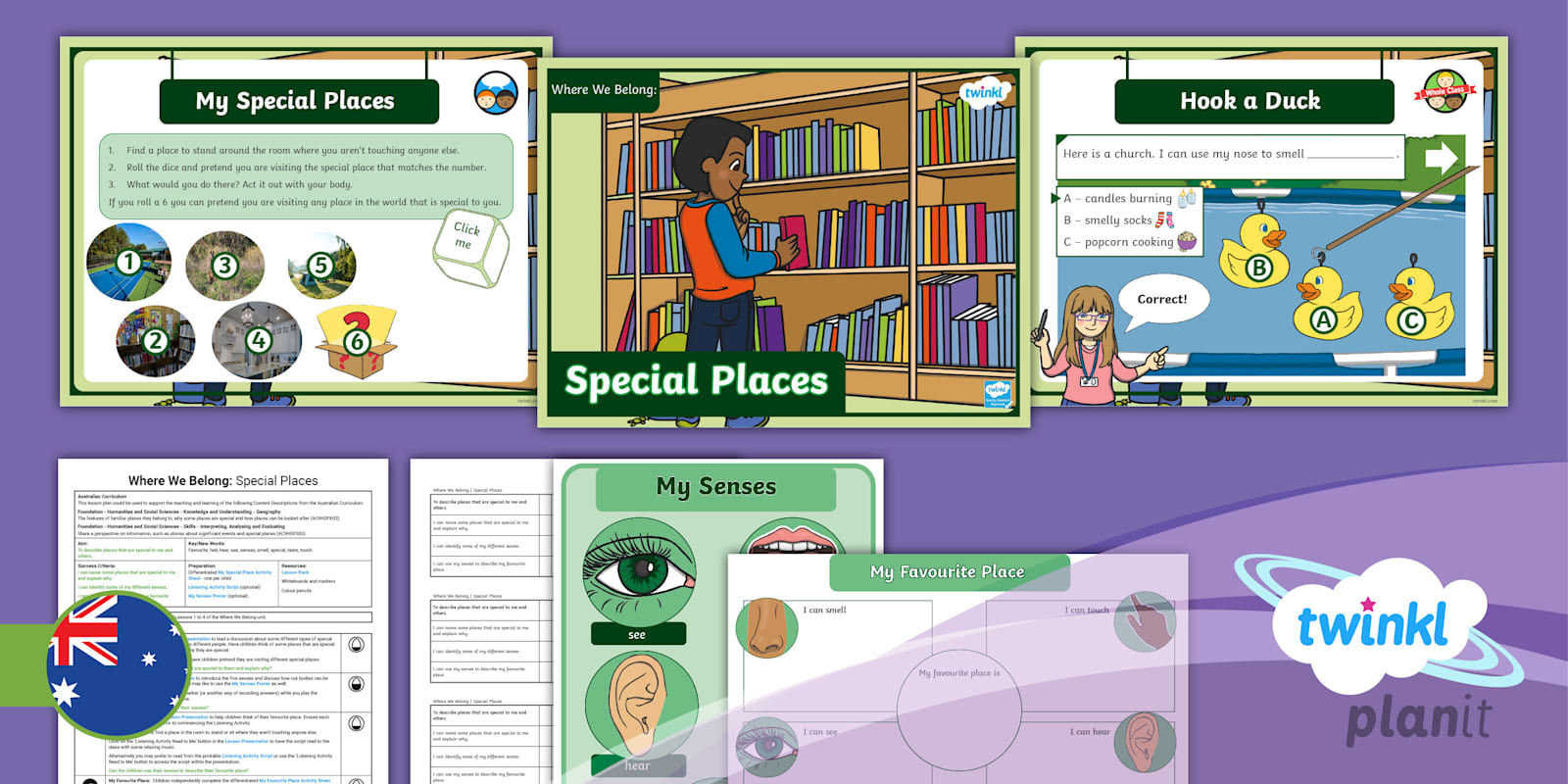 Foundation HASS Geography We Belong Lesson 5 Special Places