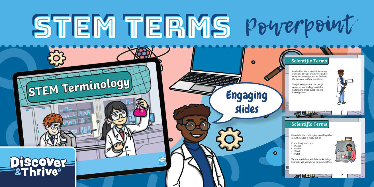 STEM (Nature of STEM) STEM Terms PowerPoint (2nd Class)