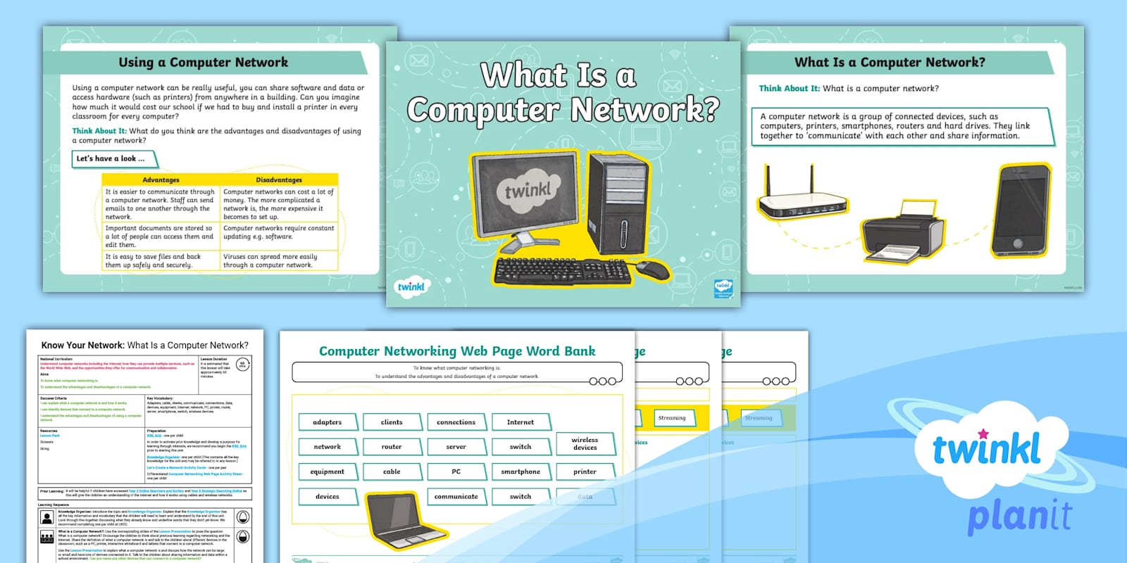 Computing: Know Your Network: Computer Networks Year 6 Lesson 1