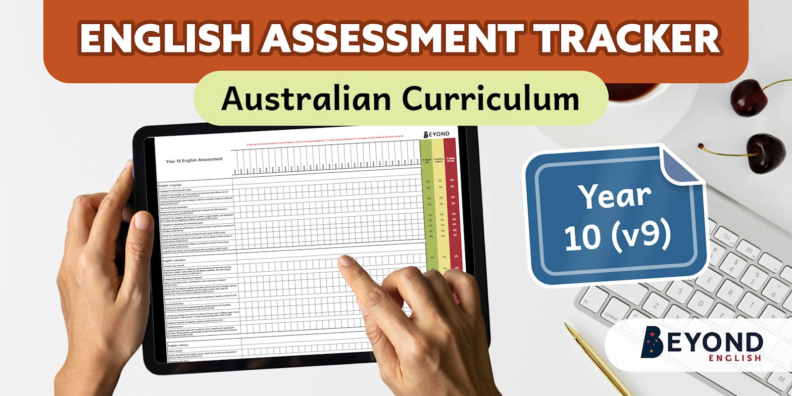 Australian Curriculum Year 10 (v9) English Assessment Tracker