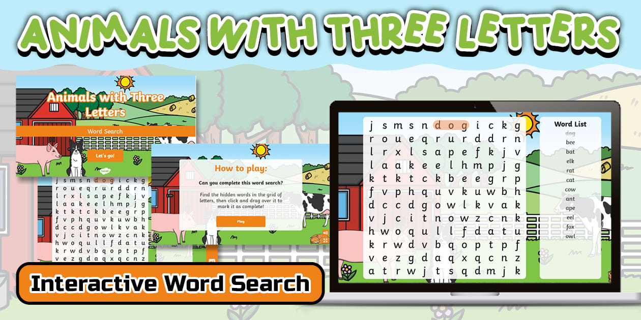 * NEW * Foundation Phase Life Skills - Animals with Three Letters ...