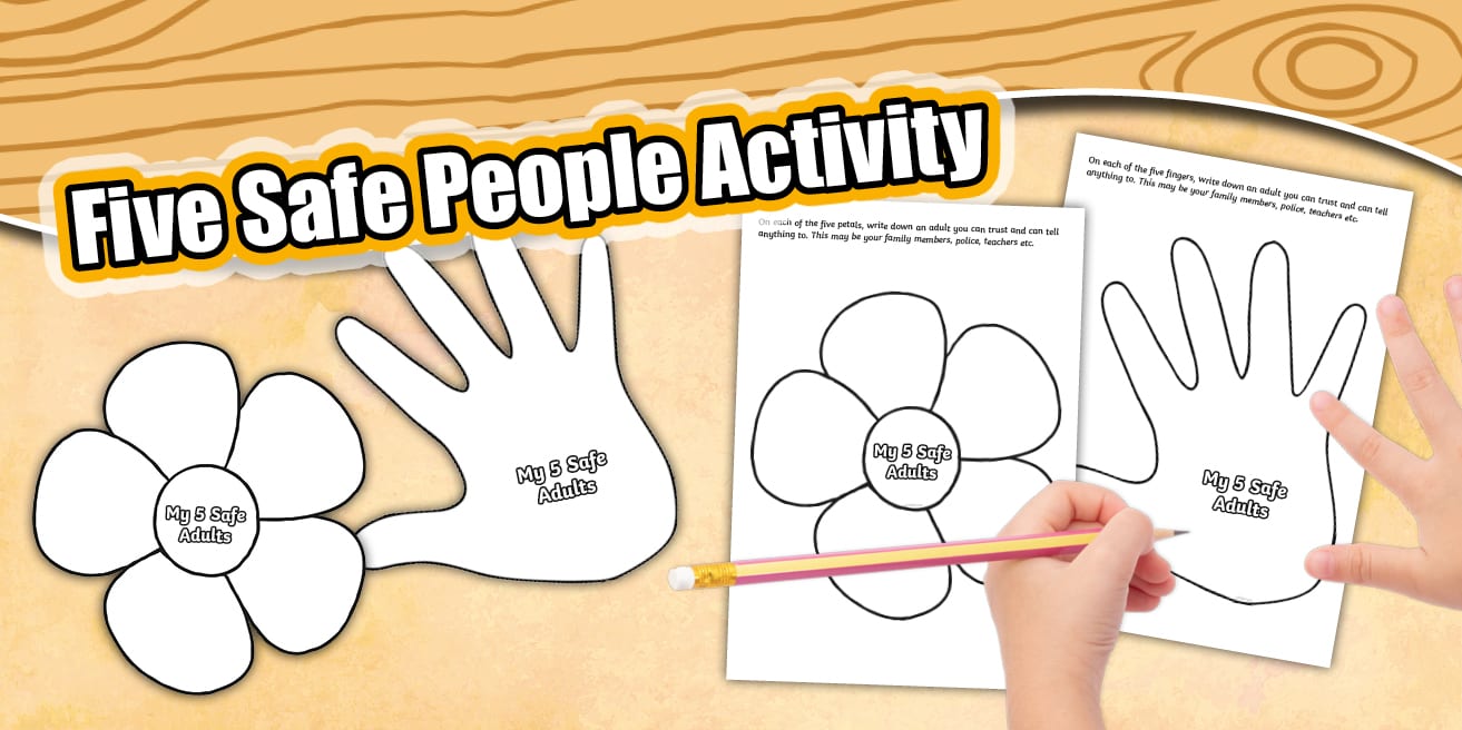 Five Safe People Activity