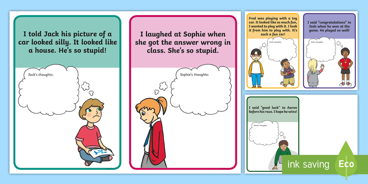 Other’s Feelings & Perspective Taking PDF Worksheets & Twinkl