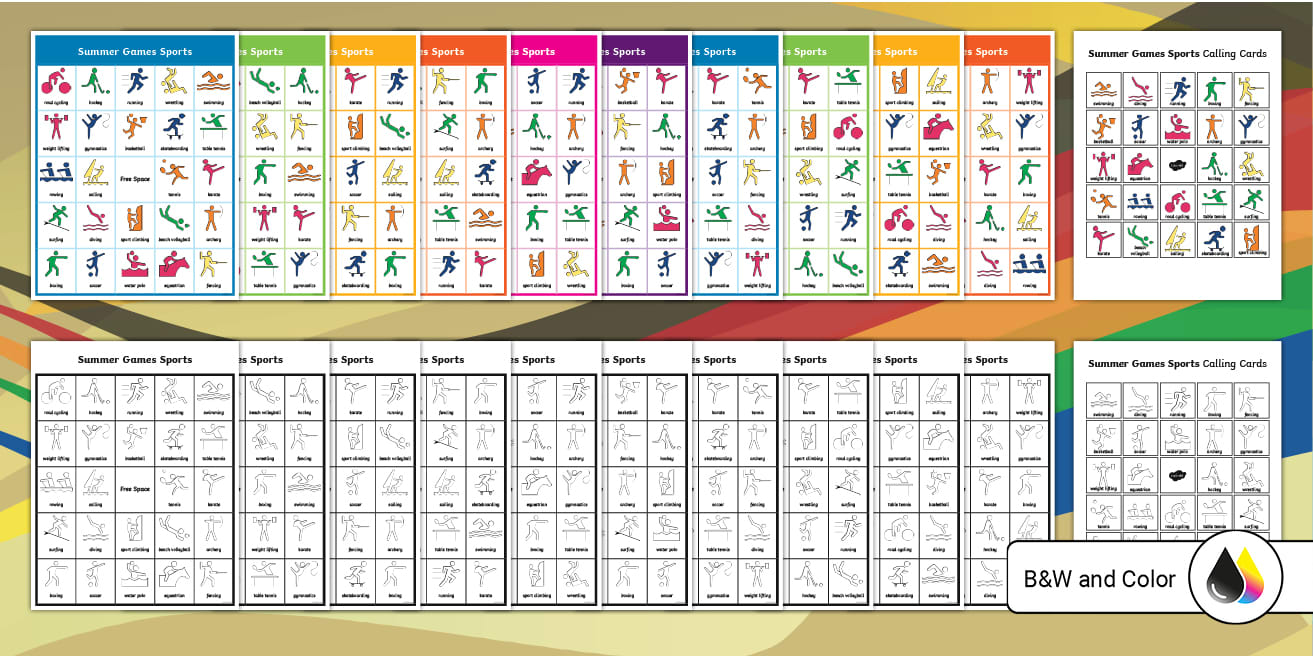 Olympics Bingo | Summer Games | Twinkl USA