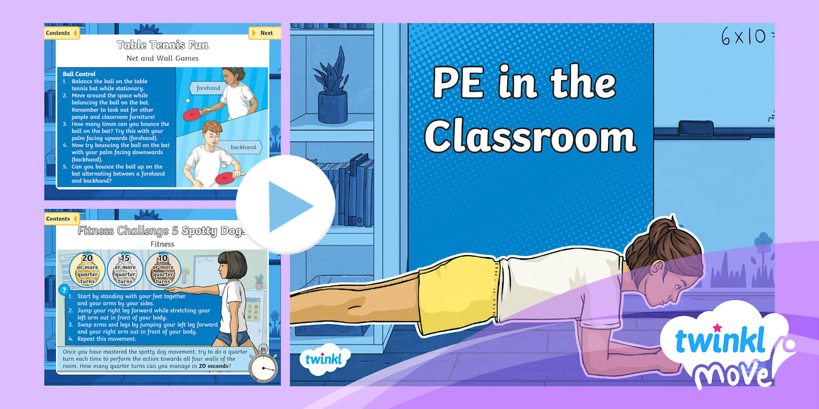 Classroom Pe Activities Activity Pack Ks2