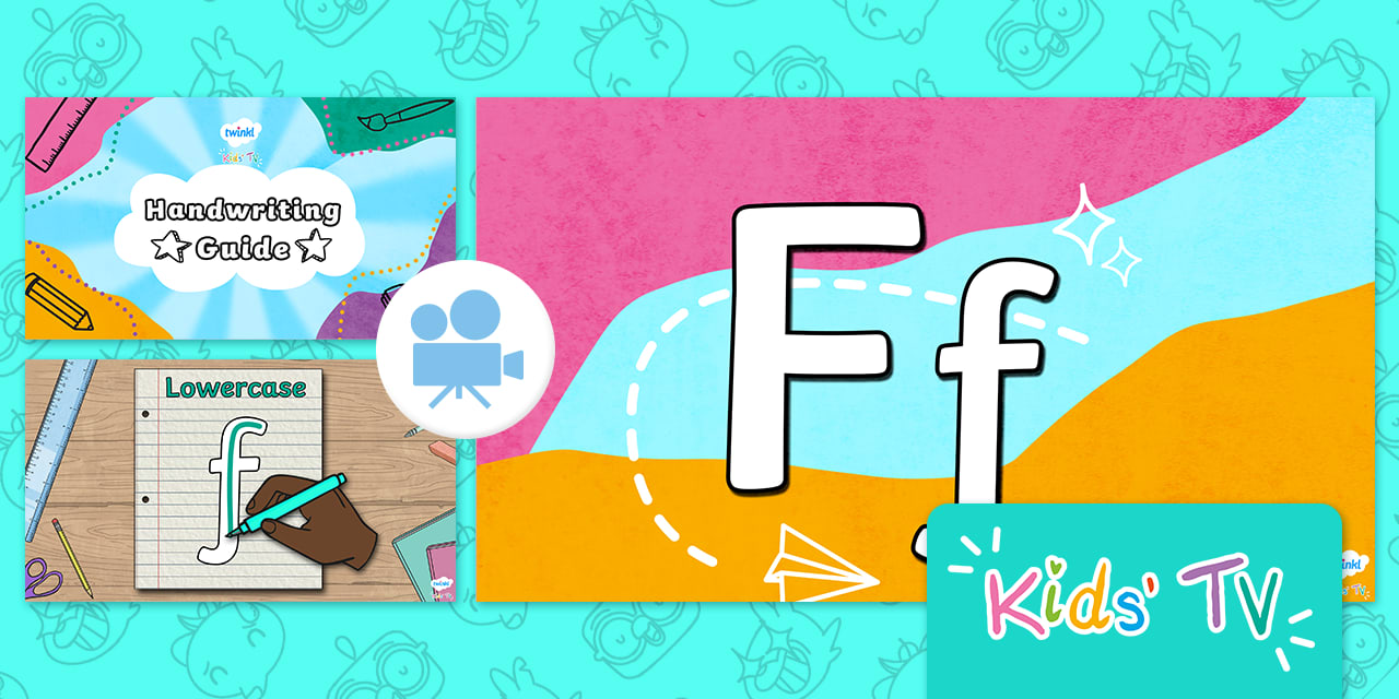 How to Write the Letter F - Activities for Kids - Twinkl Kids' TV