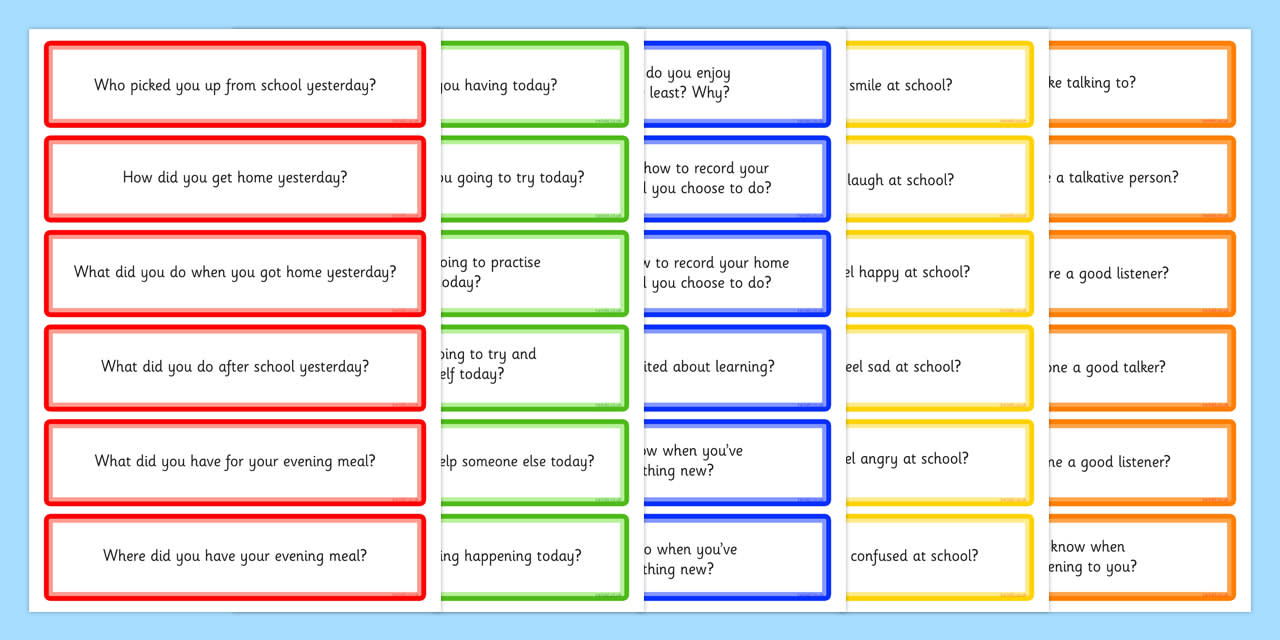 Circle Time Questions | Resource | Twinkl USA