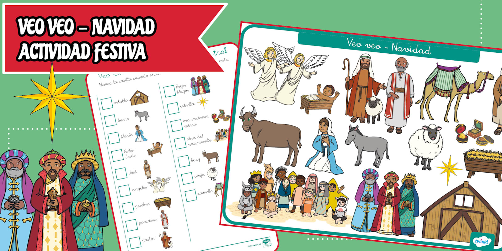 Ficha de actividad: Veo veo - Navidad