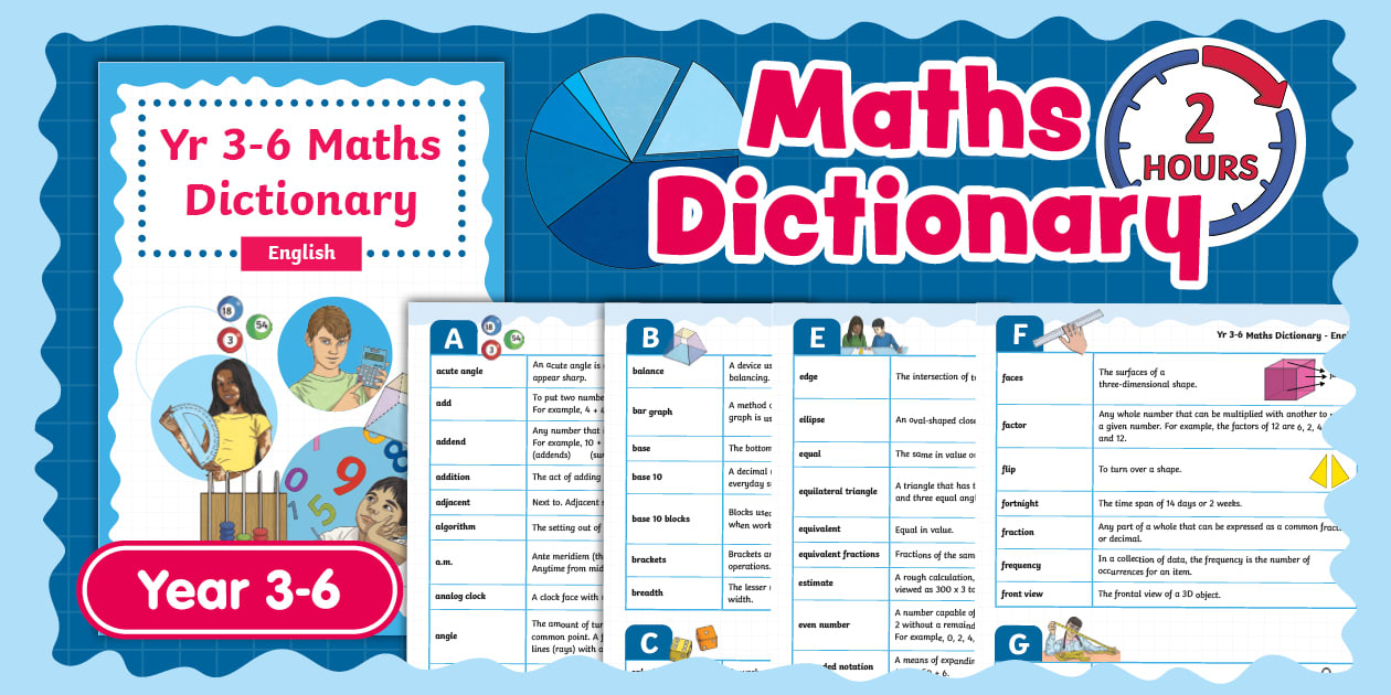 Year 3-6 Maths Dictionary