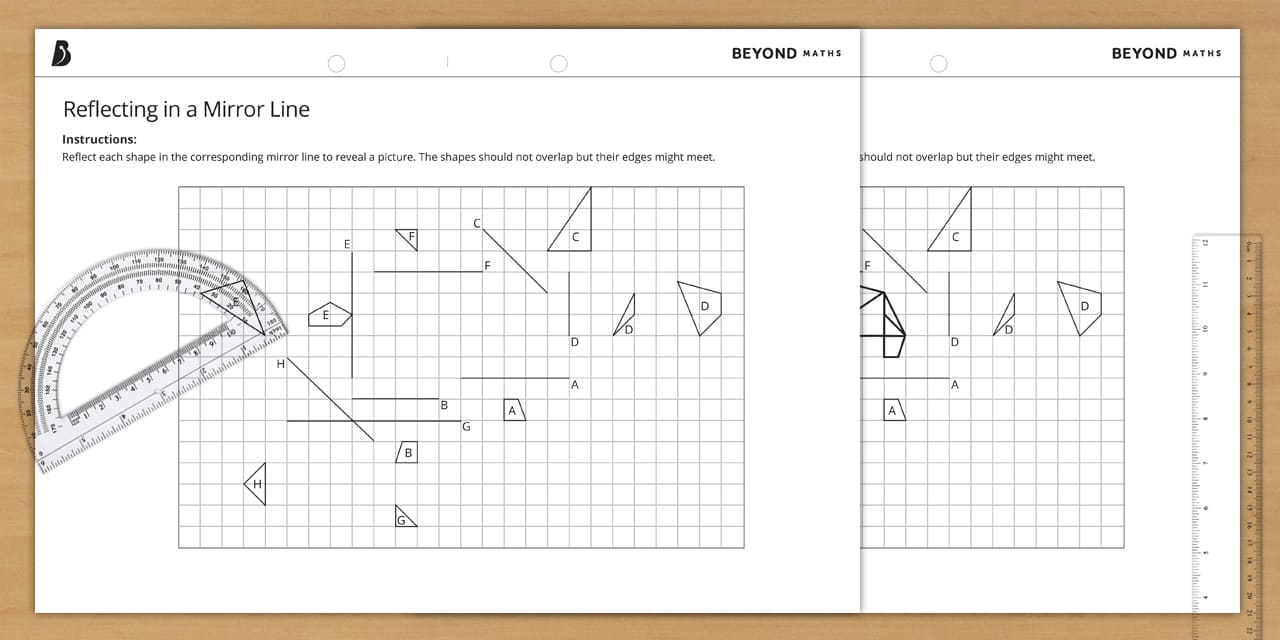 Reflection Picture Worksheet
