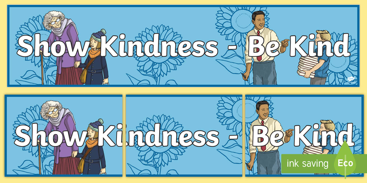 Show Kindness - Be Kind Display Banner