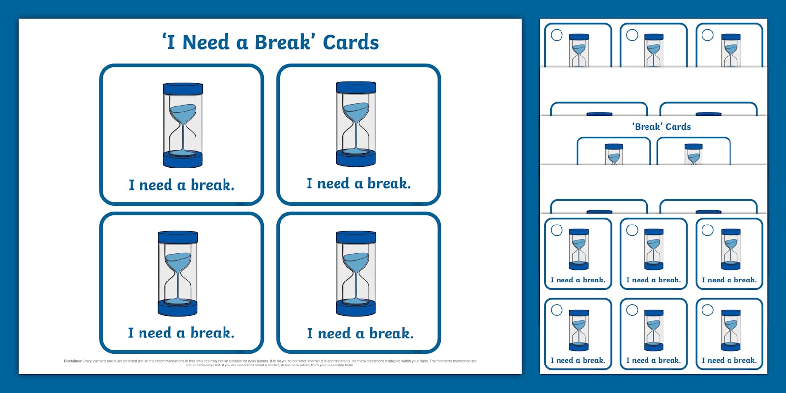 Break Visual Cards