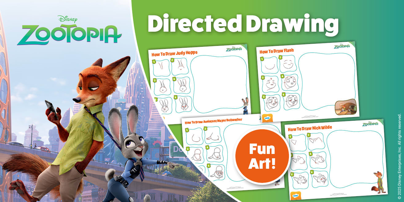Zootopia: How to Draw Characters Activity